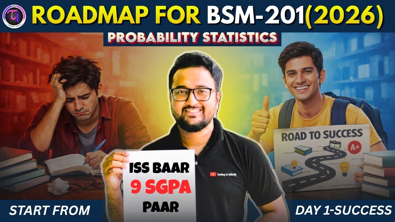 Ultimate Roadmap | Probability | Statistics | 2026 | Engineering Mathematics | BSM 201