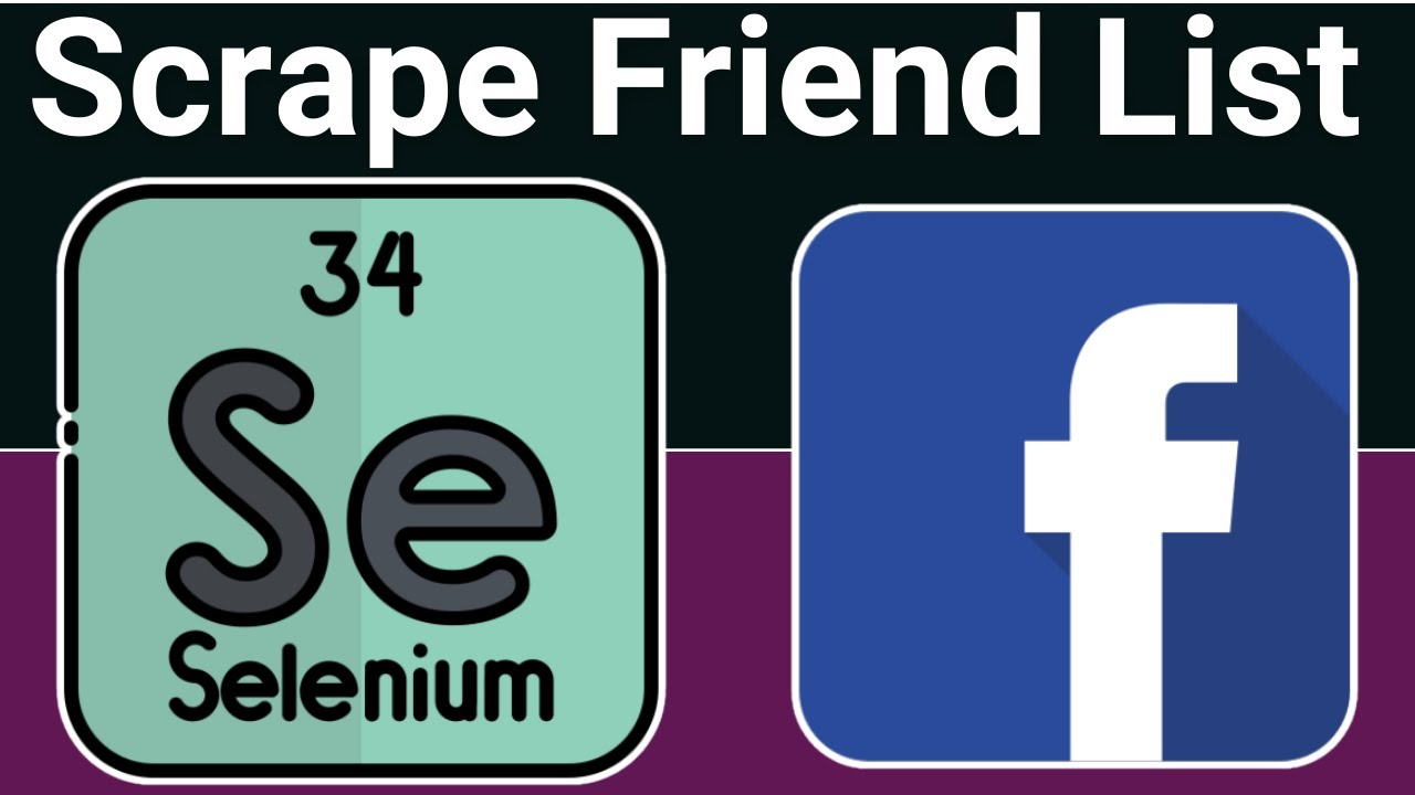 Python 3 Facebook API Selenium Script to Scrape Facebook Friend List and Save it inside CSV File