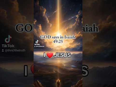 Isaiah 49:25 Type „Amen🙏“ and make sure to follow #god #christian #jesus #Love #prayers #fyp