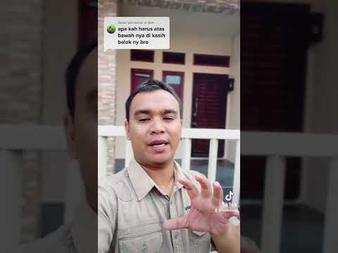 Pasang Balok Latei Atas Kusen Sama Bawah Juga ? Lebih kokoh ‼️ #shorts