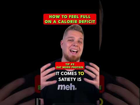 How To Feel Full On A Calorie Deficit ???? #weightloss #fatloss #weightlossjourney #calories #fyp