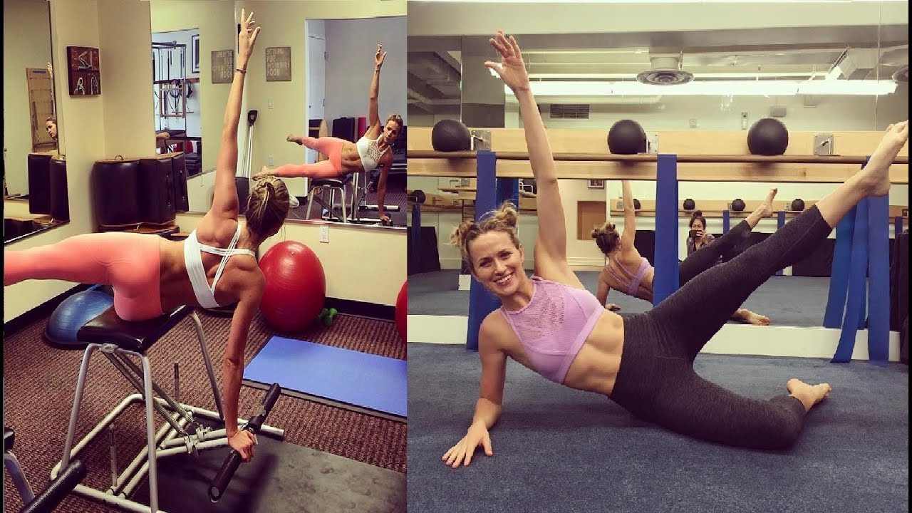 Shantel VanSanten Workout Routine | Pilates Training