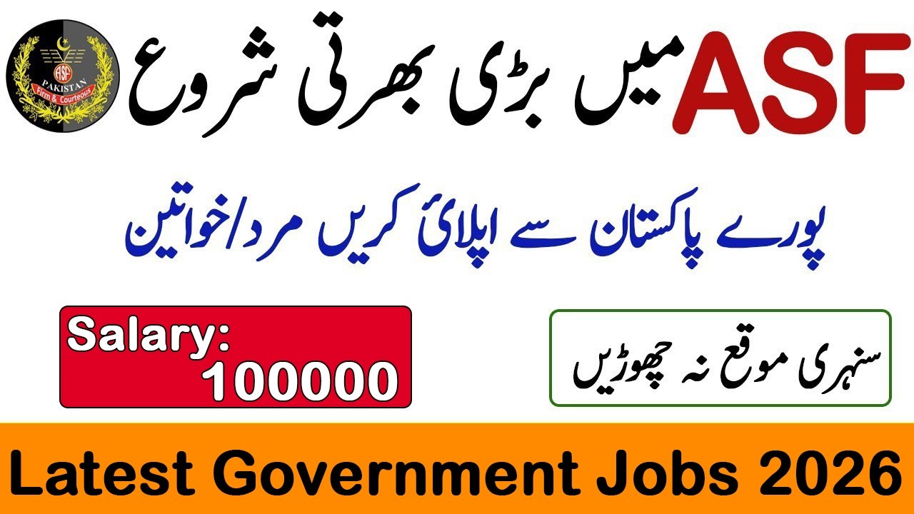 How to Apply ASF Inspector & AD Jobs Airports Security Force Inspector Jobs Apply Through FPSC #Jobs