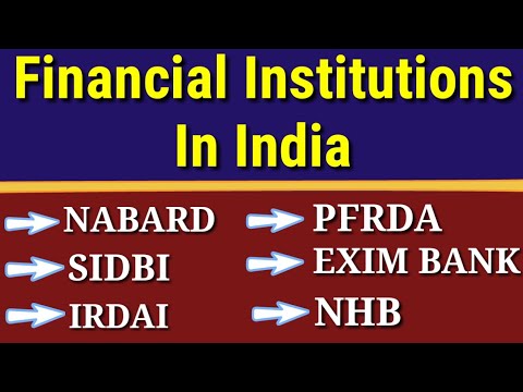 Financial Institutions in India || NABARD || SIDBI || EXIM BANK || IRDAI || PFRDA ||NHB