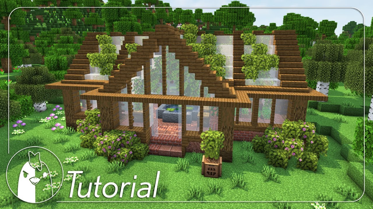 Simple Spruce Greenhouse | Minecraft Tutorial