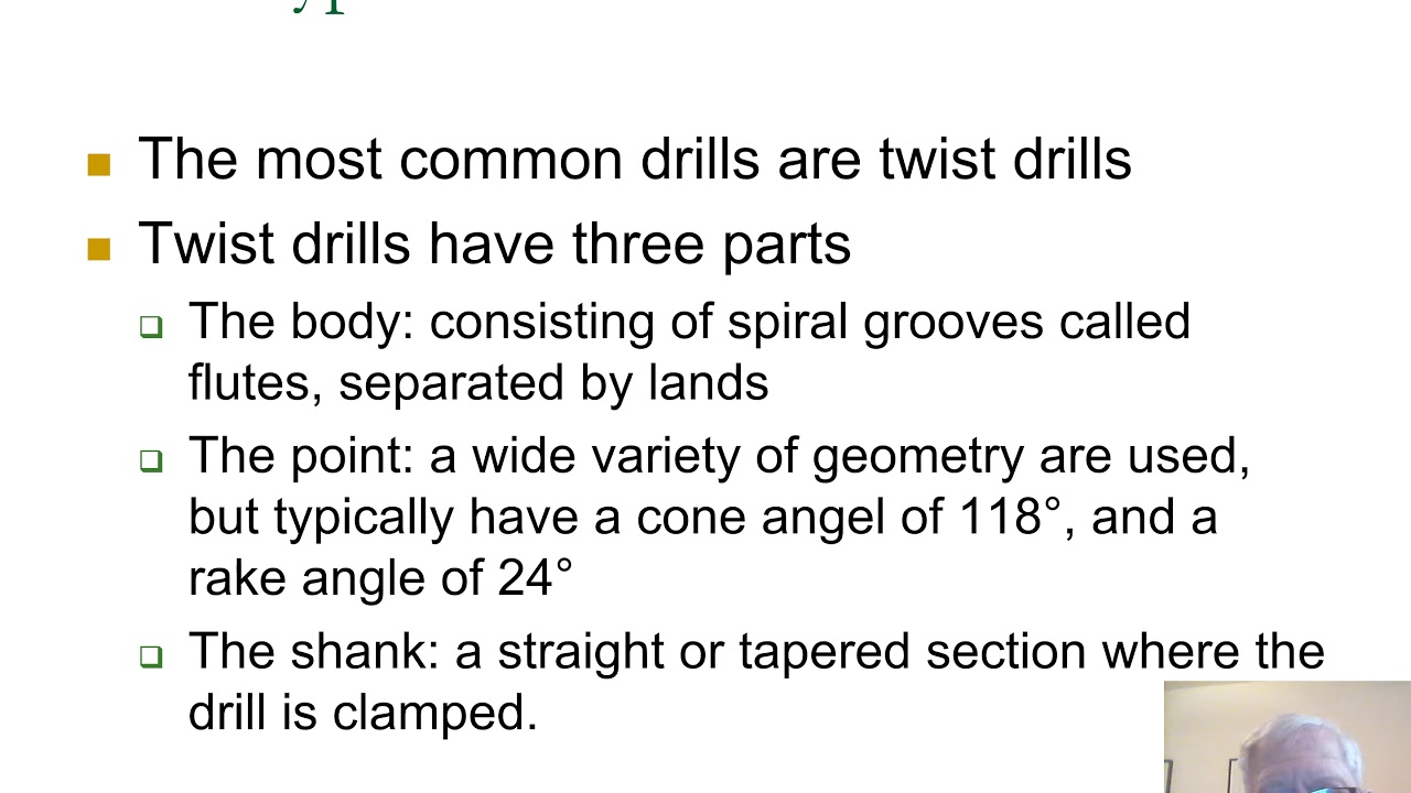 MECTK 138 Chapter 25 DeGarmo's Drilling Video pdf