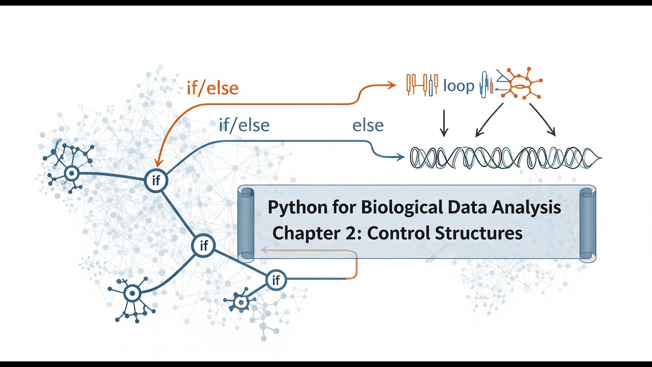 Control Structures - Tutorial Lecture 2 - Python for Biological Data Analysis