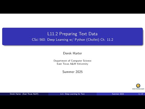L11.1-2: NLP and Preparing Text Data