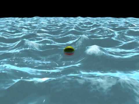 Float bobbing on ocean || Waves