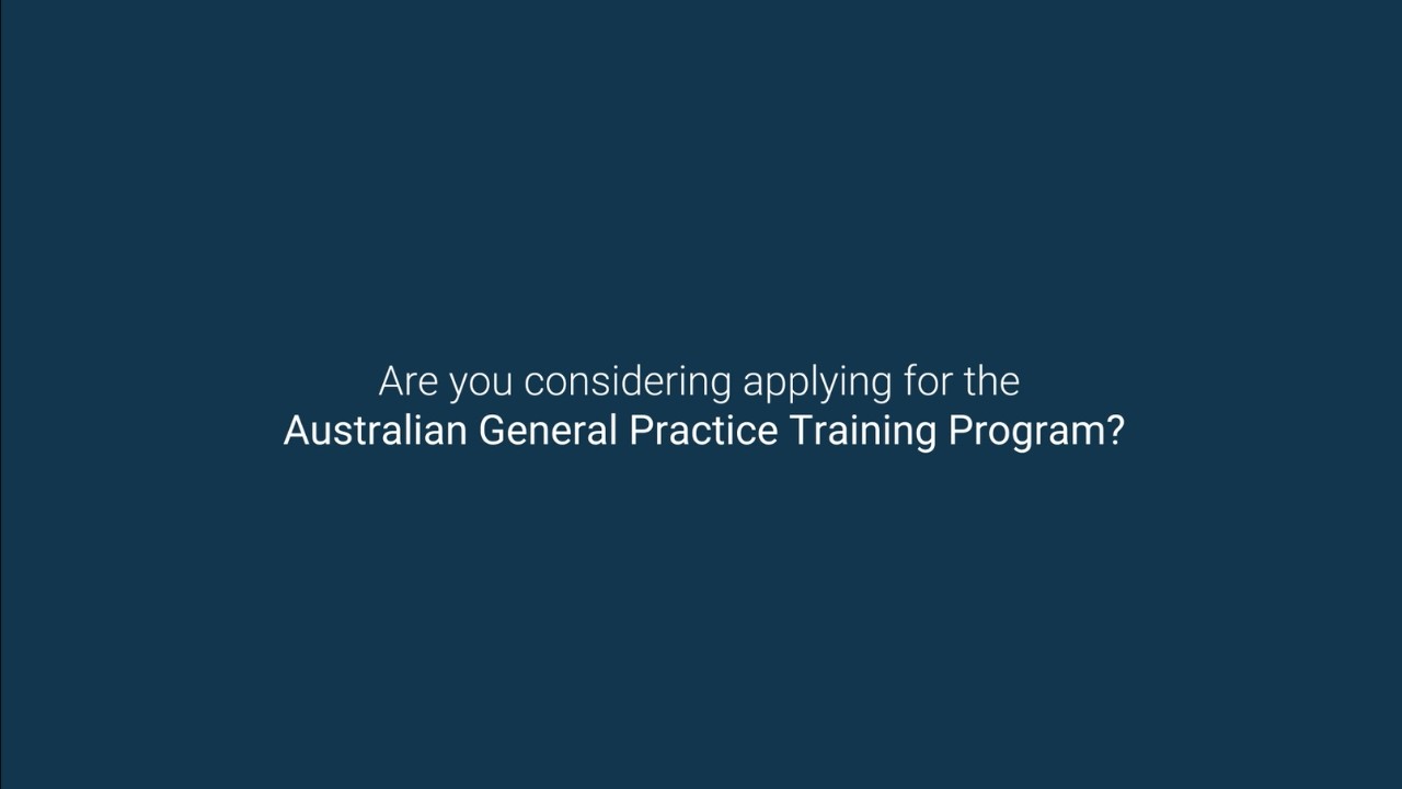 How do I apply for the AGPT GP training program?