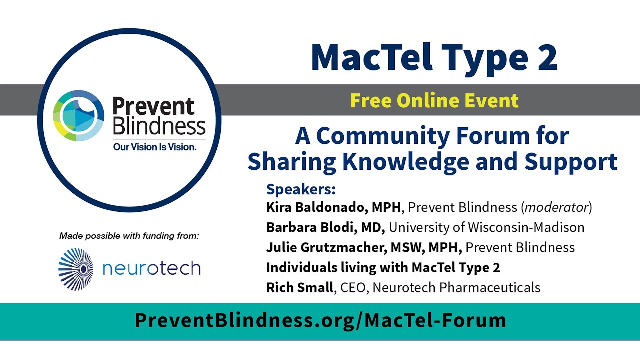 MacTel Type 2: A Community Forum for Sharing Knowledge and Support