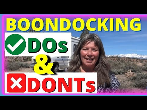 Boondocking and Dispersed Camping for RVs
