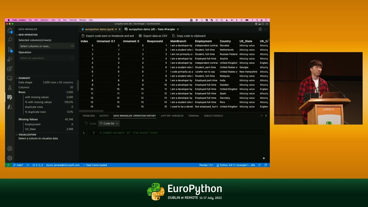 Python & Visual Studio Code - Revolutionizing the way you do data science - presented by Jeffrey Mew