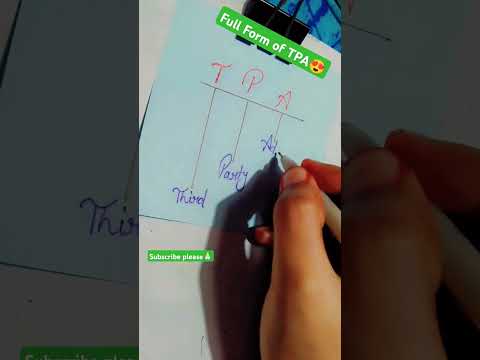 Full Form of TPA | Meaning of TPA | #shortsfeed #shorts #yt #fullform #gkshorts #gk #shots #meanings