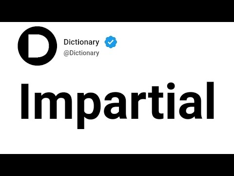 Impartial Meaning In English