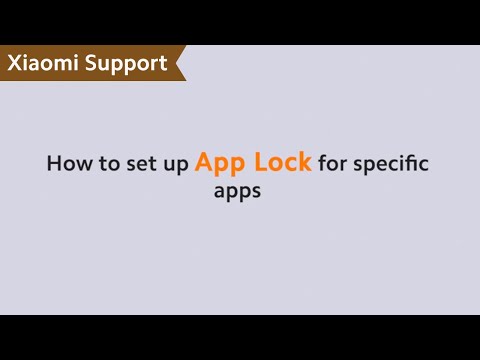 How to Set Up App Lock for Specific Apps | #XiaomiSupport