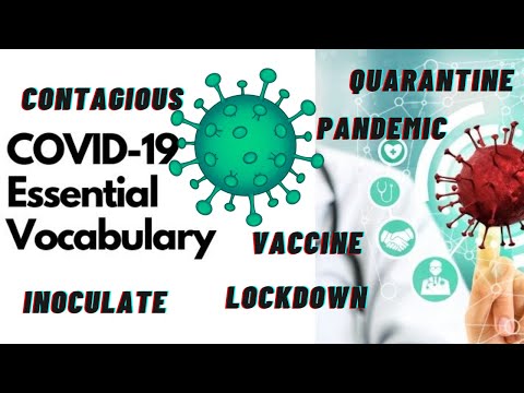 Top 5 Covid vocabulary and similar vocabulary - new English words and synonyms #covid-19