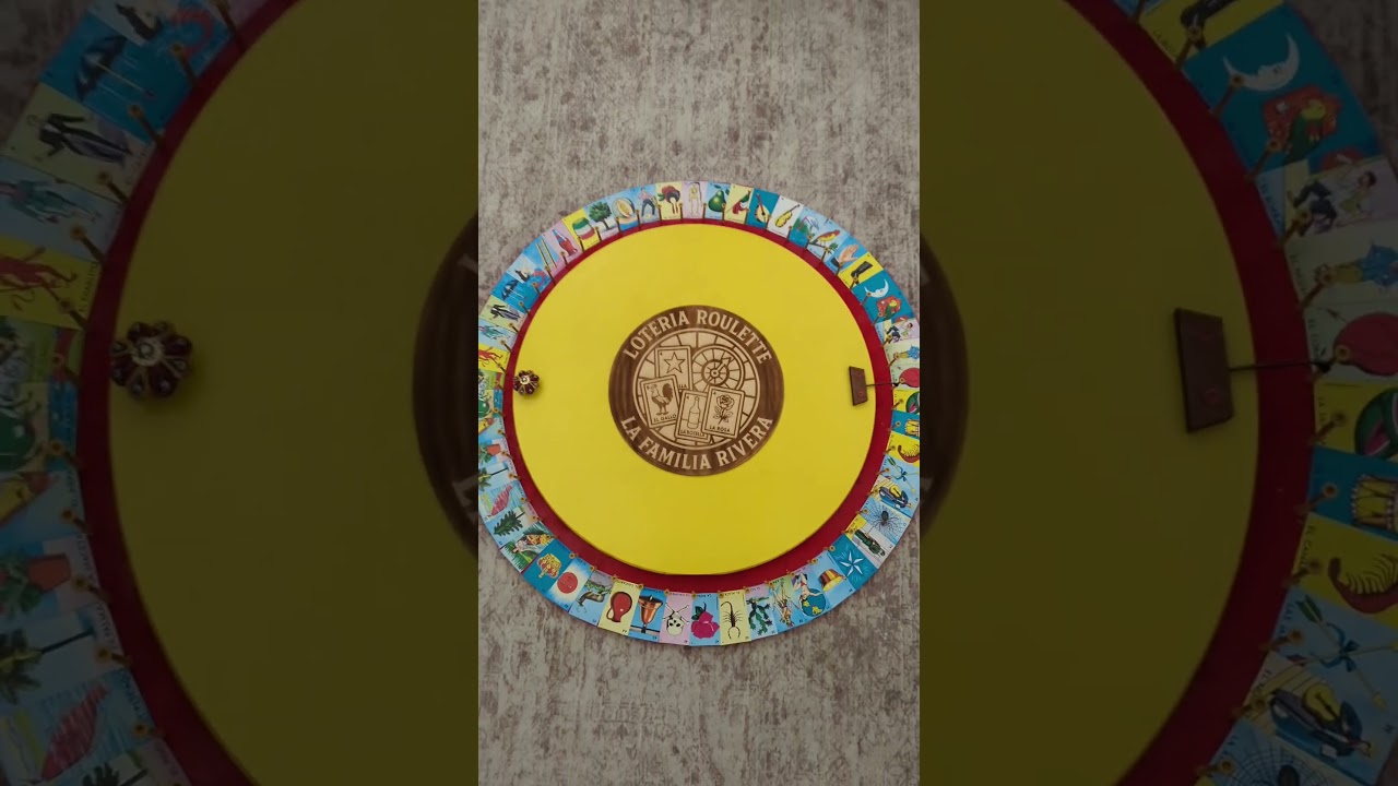 Custom Made Loterìa Roulette by Twiss Creations LLC