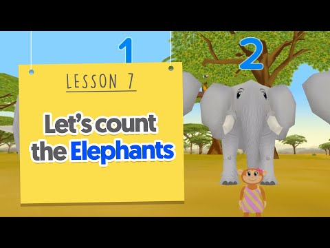 Spanish Safari Lesson 7 - Let's Count The Elephants!