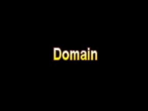 What Is The Definition Of Domain - Medical Dictionary Free Online