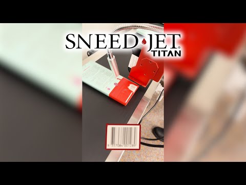 SNEED-JET® Titan Printing Barcodes