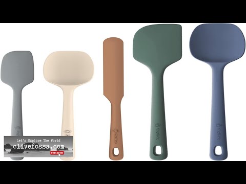 5 Pieces Silicone Spatula Set Food Grade Rubber Spatula Upgrade Strong Handle Review