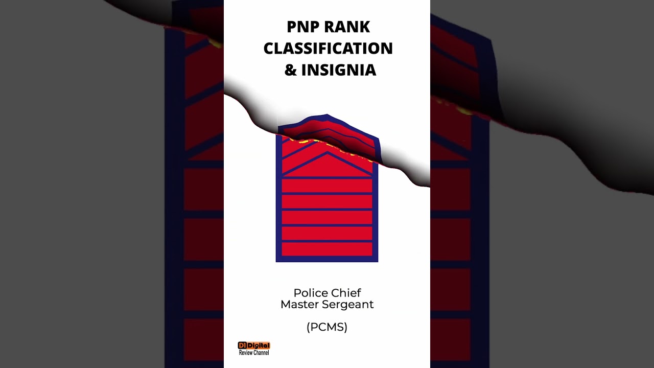 PNP Rank Classification and Insignia | PNP Rankings #PNPRanks #youtubeshorts #shorts