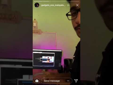 Behind the scenes of gadgets one Malayalam [instagram story ] || gadget one malayalam