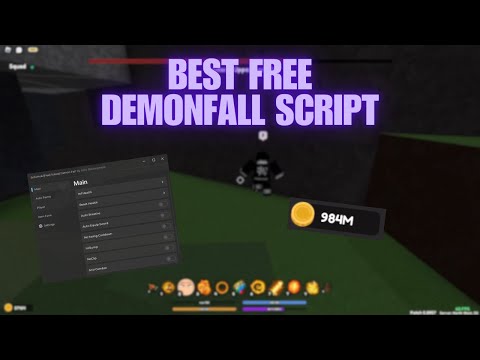 Demon Fall Script Free 2024 | Auto Farm Bosses| Auto Farm Trinkets | Auto Mobs | INF HP | INF Items