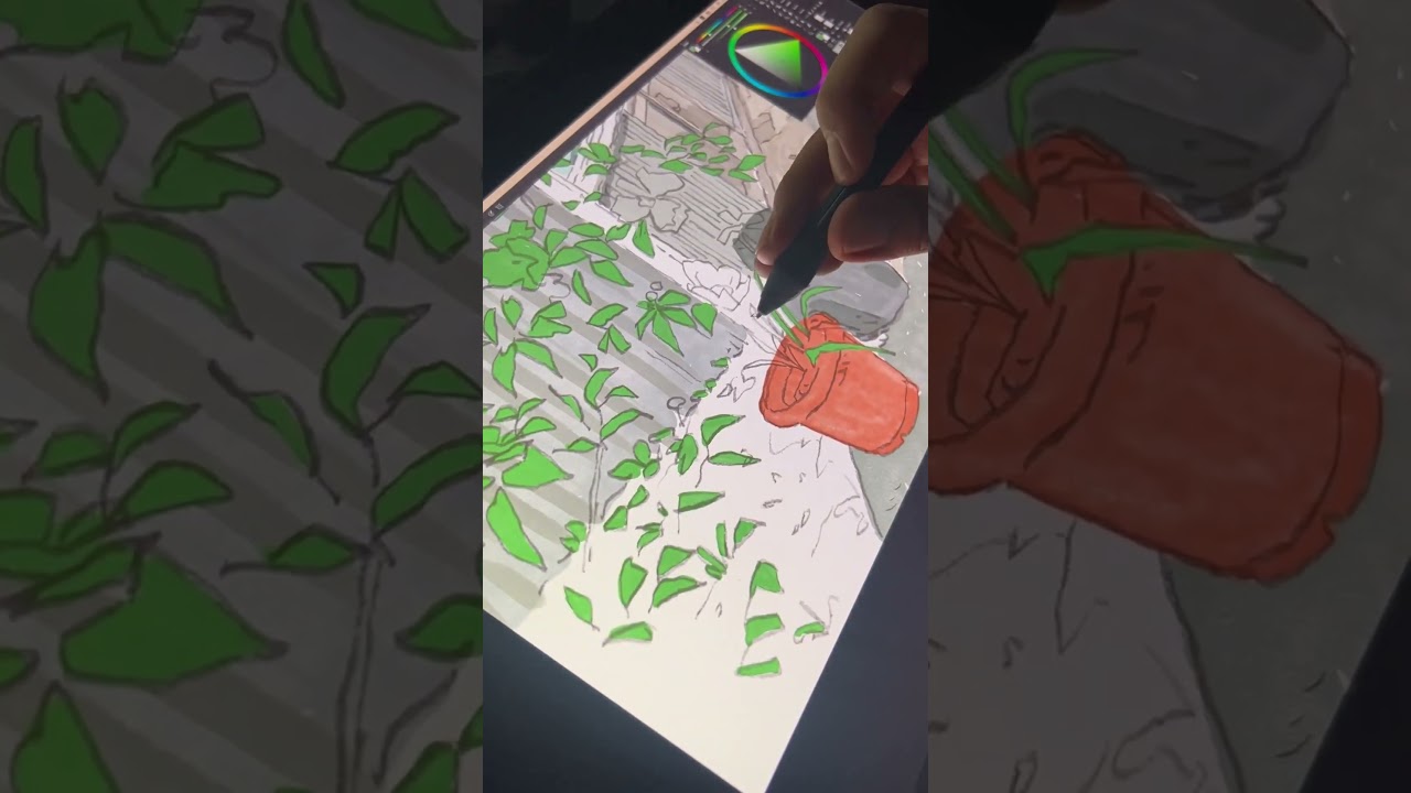 🌳🌸Flashback to those childhood moments😌 Art by@aymeric_kevin   #artistPro6gen2 #xppen