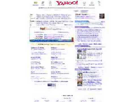 the first 10 years of the Yahoo! homepage