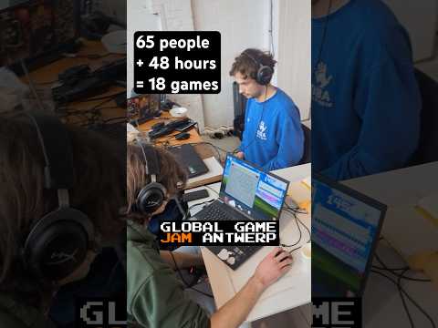 🎮 Global Game Jam Antwerp 2024 – 65 Devs, 48 Hours, 18 Games! ⏳🔥