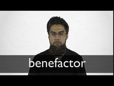 How to pronounce BENEFACTOR in British English