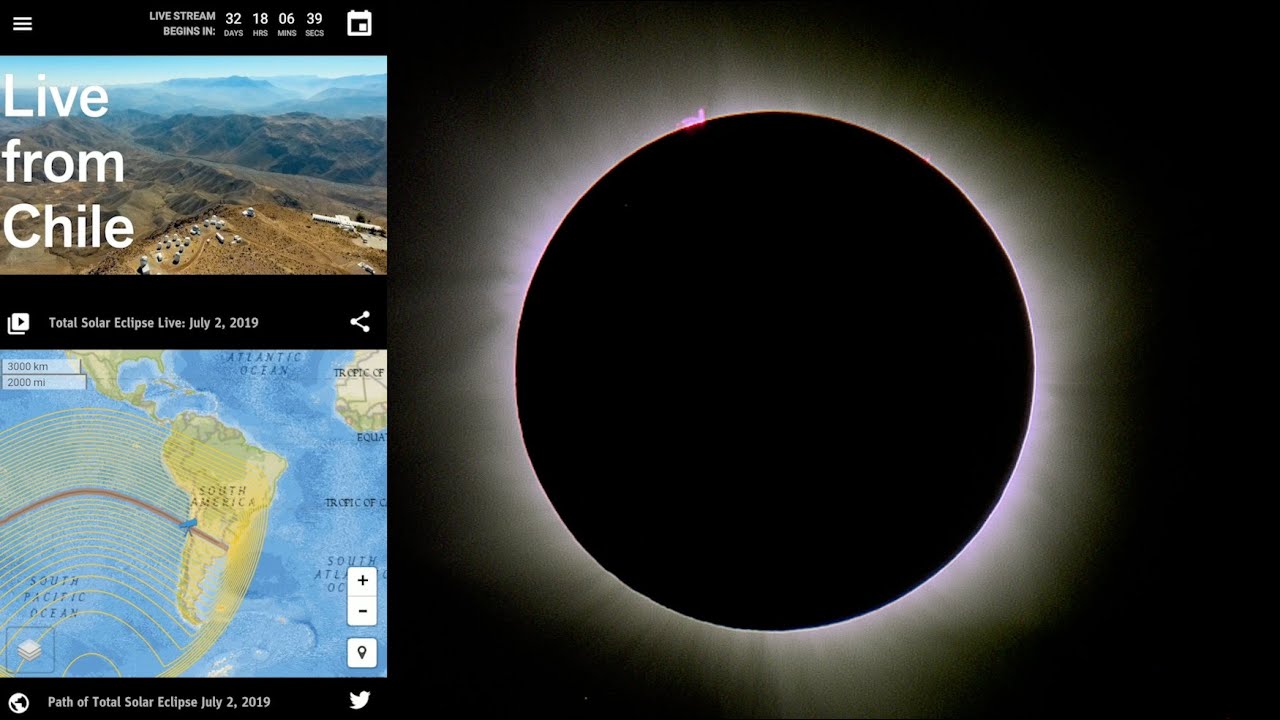 2019 Total Solar Eclipse App