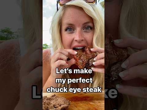 ✨Let’s make my PERFECT easy CHUCK EYE STEAK✨#food #cooking #recipe #carnivore