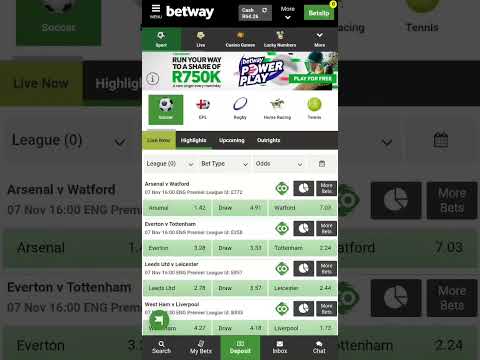 How to use a Betway Booking Code