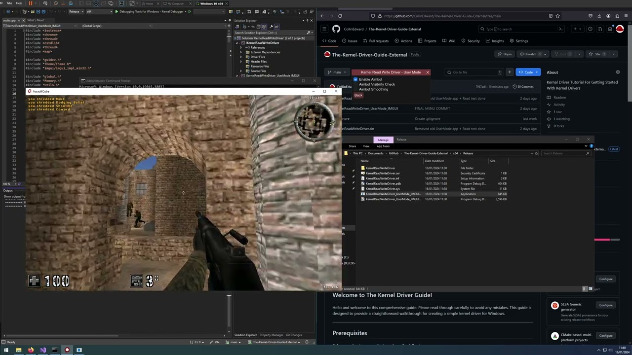 Kernel Read Write Driver External Showcase