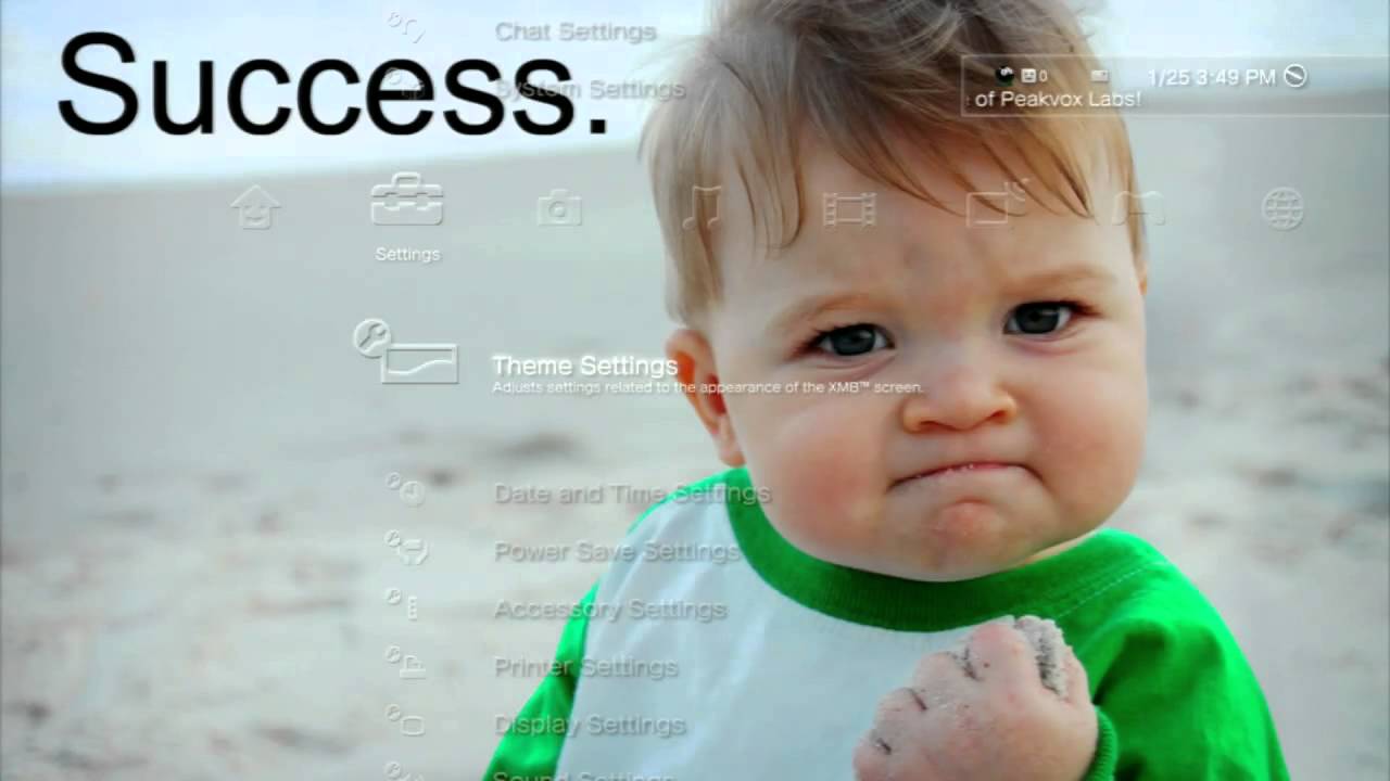 Meme: Success Kid Dynamic Theme
