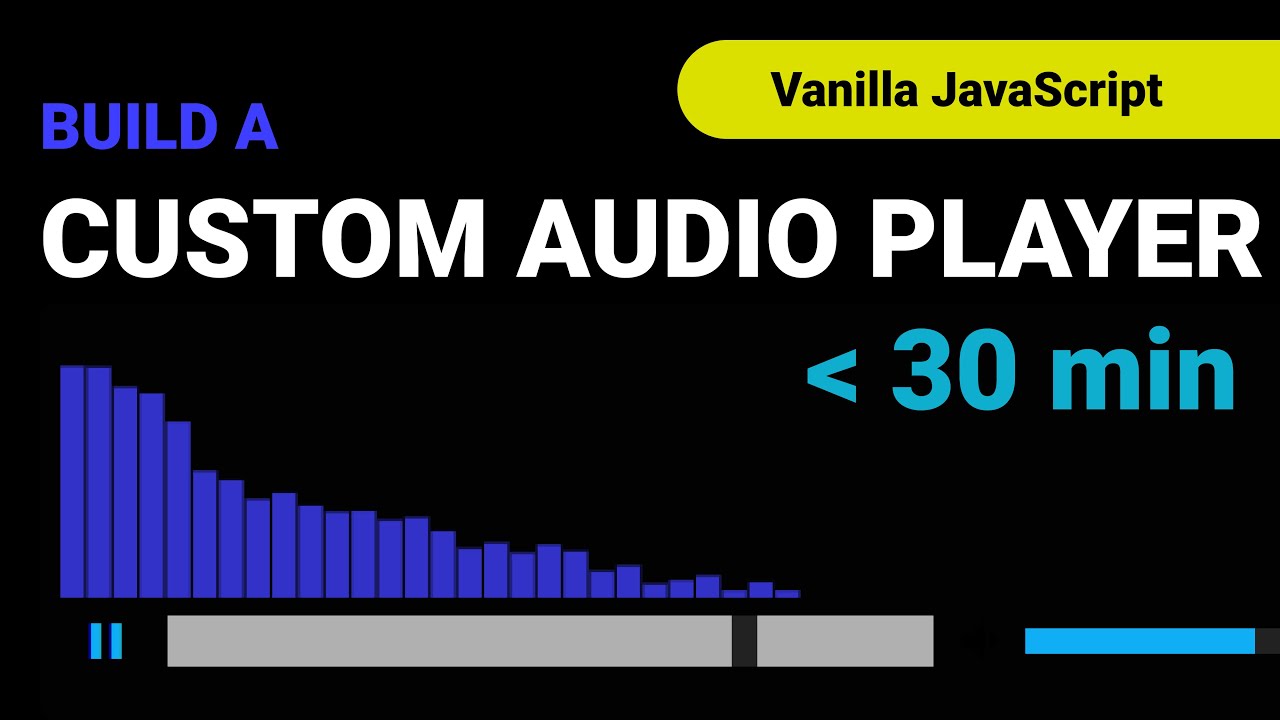 Build a Custom Audio Player with Visualization in Vanilla JavaScript