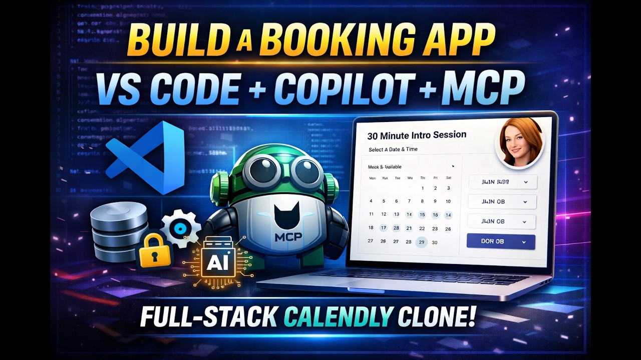 Build a Full-Stack Booking App with VS Code + GitHub Copilot + NoCodeBackend MCP
