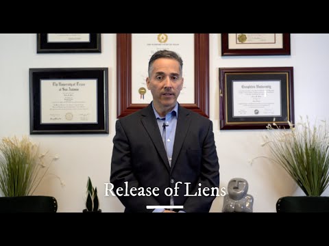 How to Get A Release of Lien on a Property