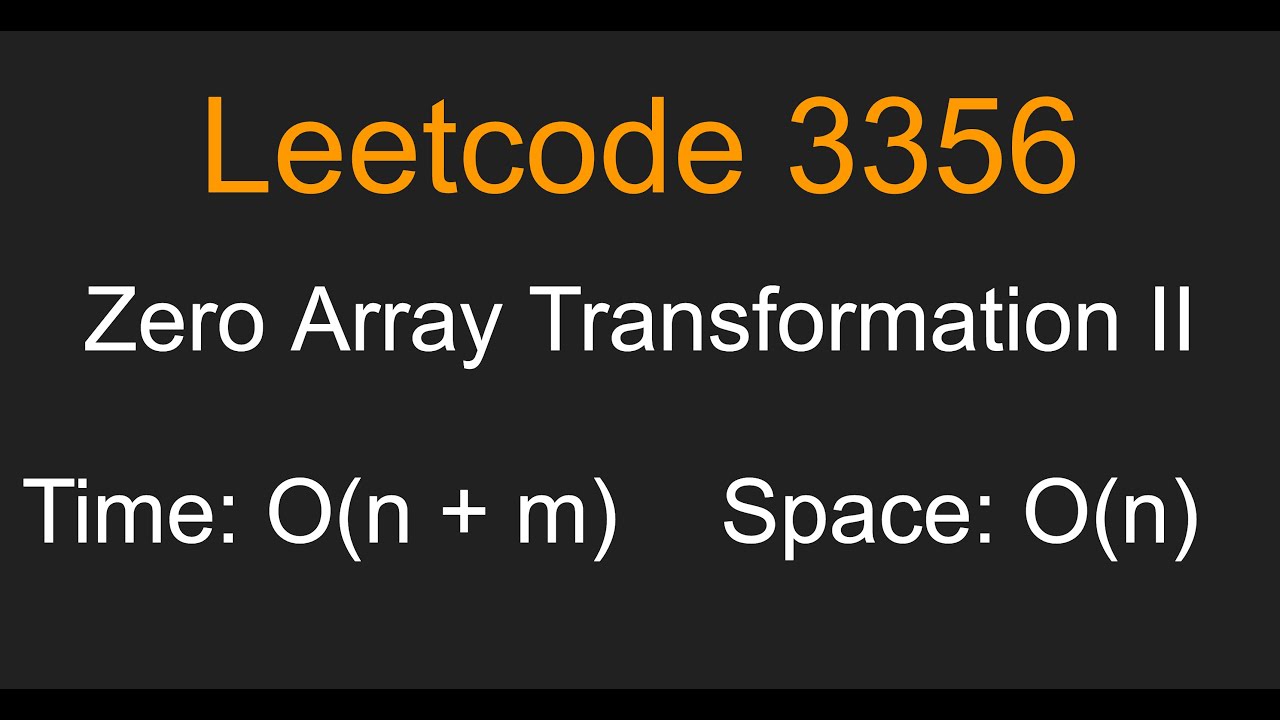 Zero Array Transformation II - Leetcode 3356 - Python