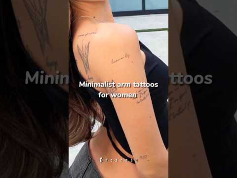 Minimalist arm tattoo ideas ππ‘#shorts