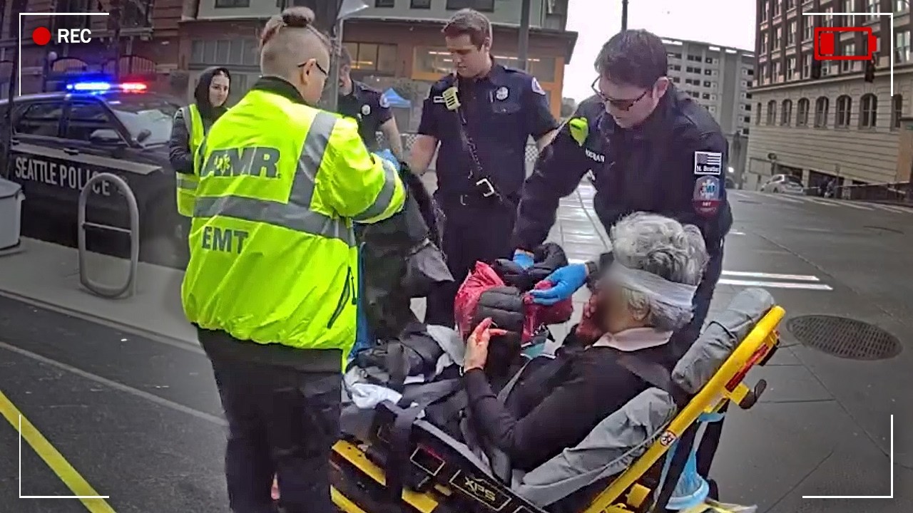 Police Find 75-Year-Old Woman In the Street Beat Blind