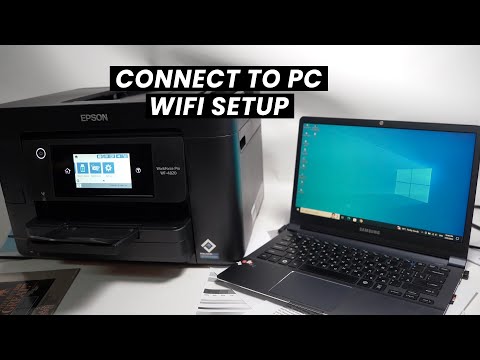 How to Setup Your PC With the Epson WorkForce Pro WF-4820 - Using Wifi