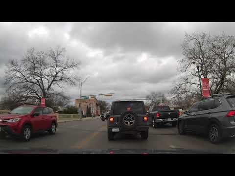 Driving through Boerne, Texas