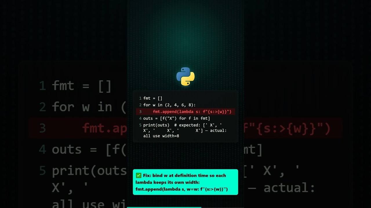 Can you spot the Python bug in 3 seconds? 🐍⏱️