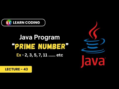 Learn Java program to check Number is Prime or Not | Learn Coding ...