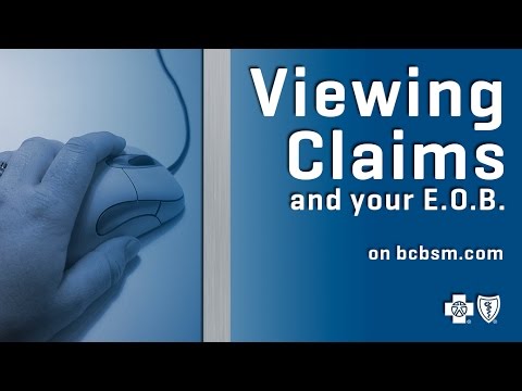 How to Check Claims on bcbsm.com