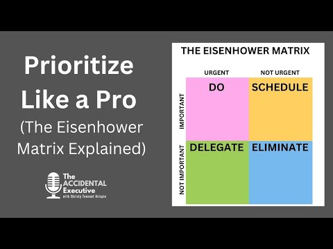 Prioritize Like a Pro (The Eisenhower Matrix Explained)